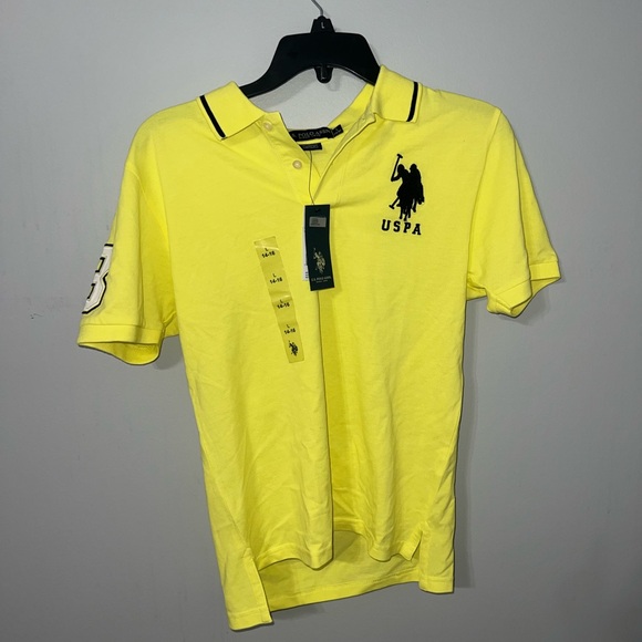 U.S. Polo Assn. | Shirts & Tops | Us Polo Assn Lemon Polo Shirt | Poshmark